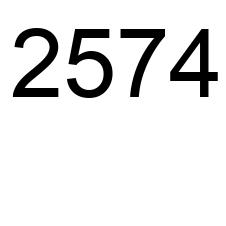 2574 número, la enciclopedia de los números - numero.wiki