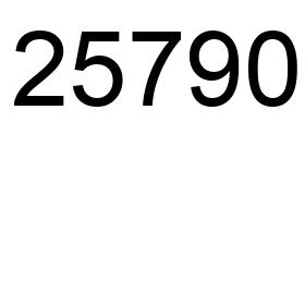 25790 número, significado y propiedades - Numero.wiki