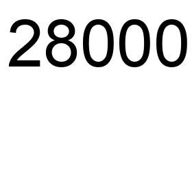 28000 número, significado y propiedades - numero.wiki