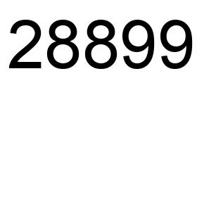 28899 número, significado y propiedades - Numero.wiki