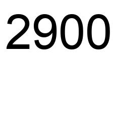 2900 número, la enciclopedia de los números - numero.wiki