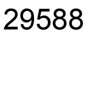 29588 número, significado y propiedades - numero.wiki