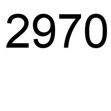 2970 número, la enciclopedia de los números - numero.wiki