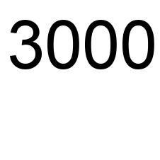 3000 número, la enciclopedia de los números - numero.wiki