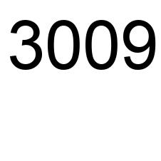3009 número, la enciclopedia de los números - numero.wiki