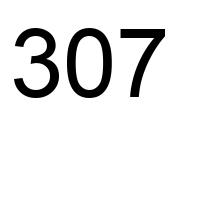 Número 307, la enciclopedia de los números - Numero.wiki