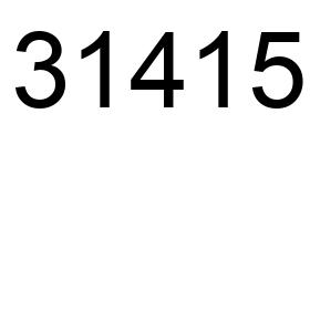 31415 número, significado y propiedades - numero.wiki