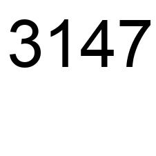3147 número, la enciclopedia de los números - numero.wiki