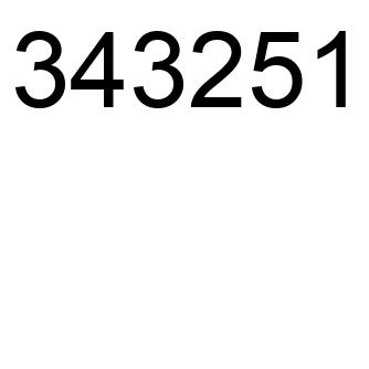 343251 número, significado y propiedades - Numero.wiki