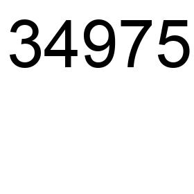 34975 número, significado y propiedades - numero.wiki