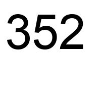 Número 352, la enciclopedia de los números - numero.wiki