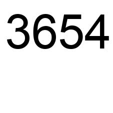 3654 número, la enciclopedia de los números - numero.wiki