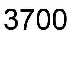 3700 número, la enciclopedia de los números - numero.wiki