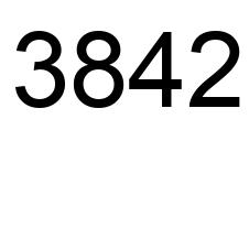 3842 número, la enciclopedia de los números - Numero.wiki