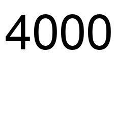 4000 número, la enciclopedia de los números - numero.wiki
