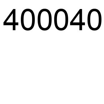 400040 número, significado y propiedades - Numero.wiki