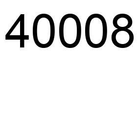 40008 número, significado y propiedades - numero.wiki