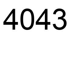 4043 número, la enciclopedia de los números - numero.wiki