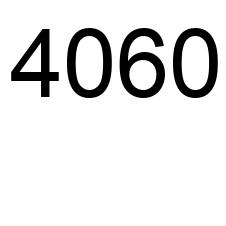 4060 número, la enciclopedia de los números - numero.wiki