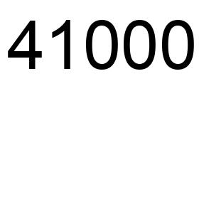 41000 número, significado y propiedades - numero.wiki