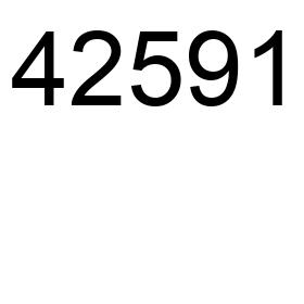 42591 número, significado y propiedades - numero.wiki