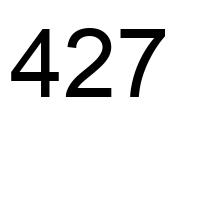 Número 427, la enciclopedia de los números - numero.wiki