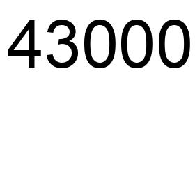 43000 número, significado y propiedades - numero.wiki