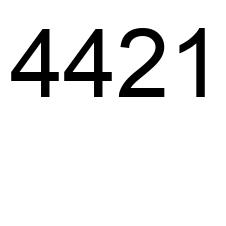 4421 número, la enciclopedia de los números - numero.wiki