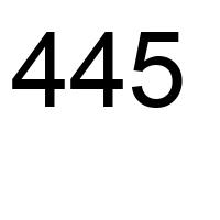 Número 445, la enciclopedia de los números - numero.wiki