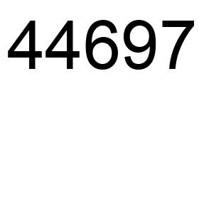 44697 número, significado y propiedades - numero.wiki