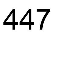 Número 447, la enciclopedia de los números - Numero.wiki
