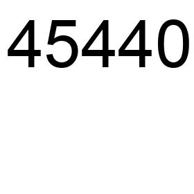 45440 número, significado y propiedades - Numero.wiki
