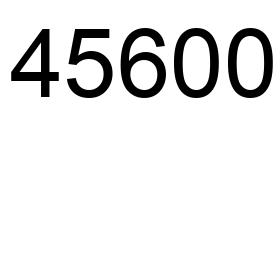 45600 número, significado y propiedades - Numero.wiki
