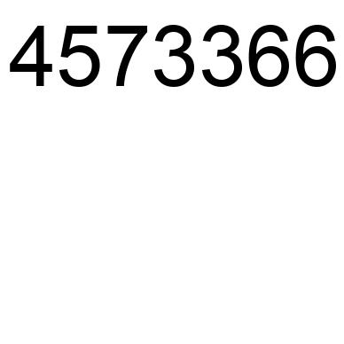 4573366 número, significado y propiedades - numero.wiki