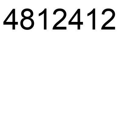 4812412 número, significado y propiedades - numero.wiki
