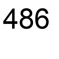 Número 486, la enciclopedia de los números - numero.wiki
