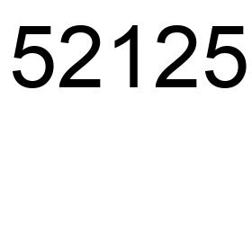 52125 número, significado y propiedades - Numero.wiki