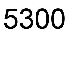5300 número, la enciclopedia de los números - numero.wiki