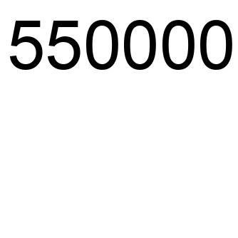 550000 número, significado y propiedades - numero.wiki
