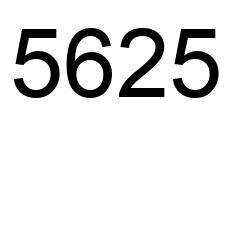 5625 número, la enciclopedia de los números - numero.wiki