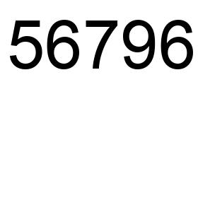 56796 número, significado y propiedades - numero.wiki