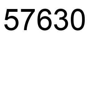 57630 número, significado y propiedades - Numero.wiki