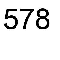 Número 578, la enciclopedia de los números - numero.wiki