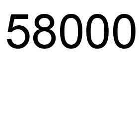 58000 número, significado y propiedades - numero.wiki