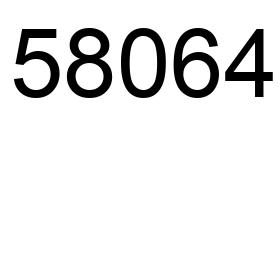 58064 número, significado y propiedades - Numero.wiki