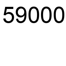 59000 número, significado y propiedades - numero.wiki