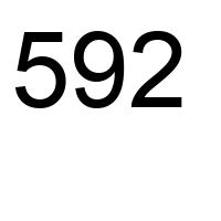 Número 592, la enciclopedia de los números - Numero.wiki