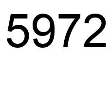 5972 número, la enciclopedia de los números - numero.wiki