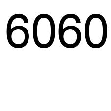 6060 número, la enciclopedia de los números - numero.wiki