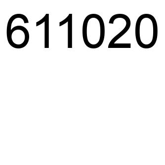 611020 número, significado y propiedades - Numero.wiki